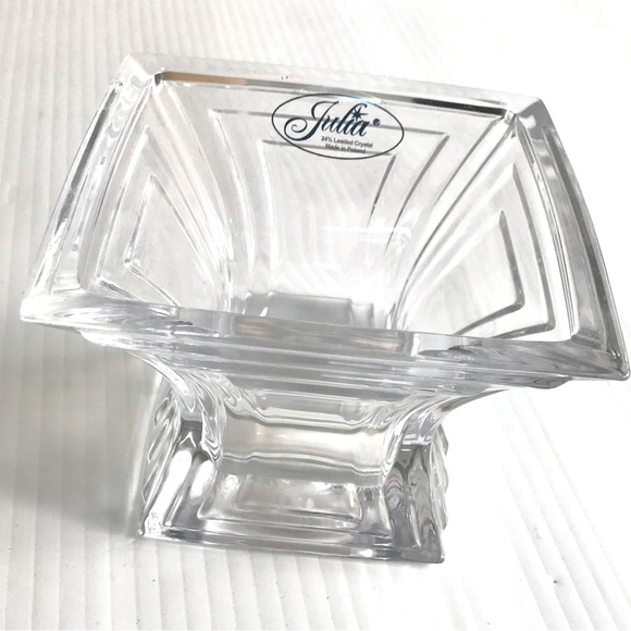 Julia | Accents | European Crystal Vase Candy Dish Made In Poland ...